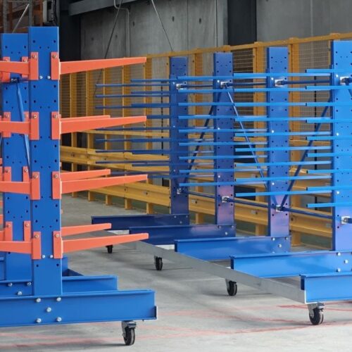 Single Sided Starter Bay Cantilever Rack - Cantilever Racking Specialists